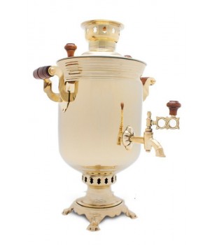Samovar on wood