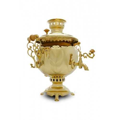 Combined Samovar Golden Ball buy online from Russia