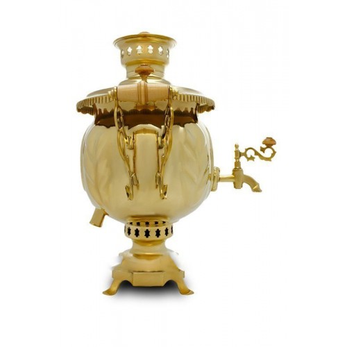 Combined Samovar Golden Ball buy online from Russia
